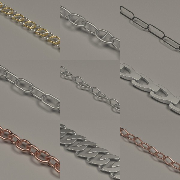 Free 3D Chain Models | TurboSquid