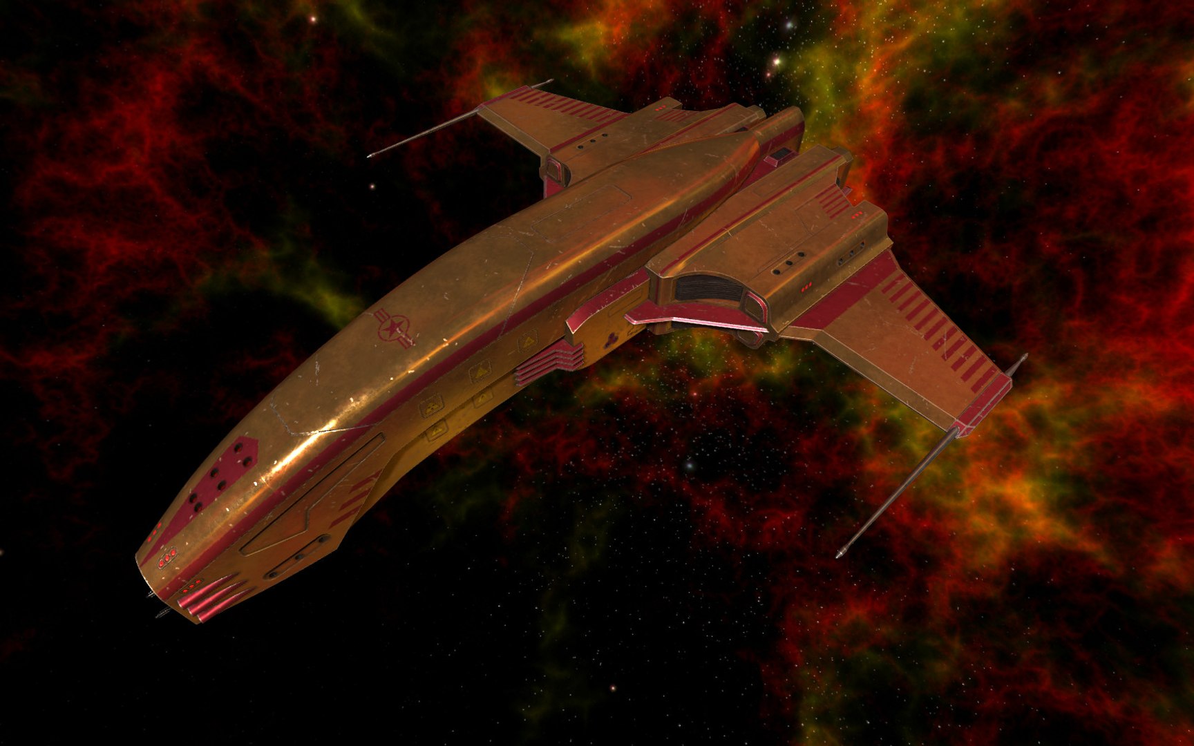 3D Model Spaceship Dagger Type 1 - TurboSquid 1305809