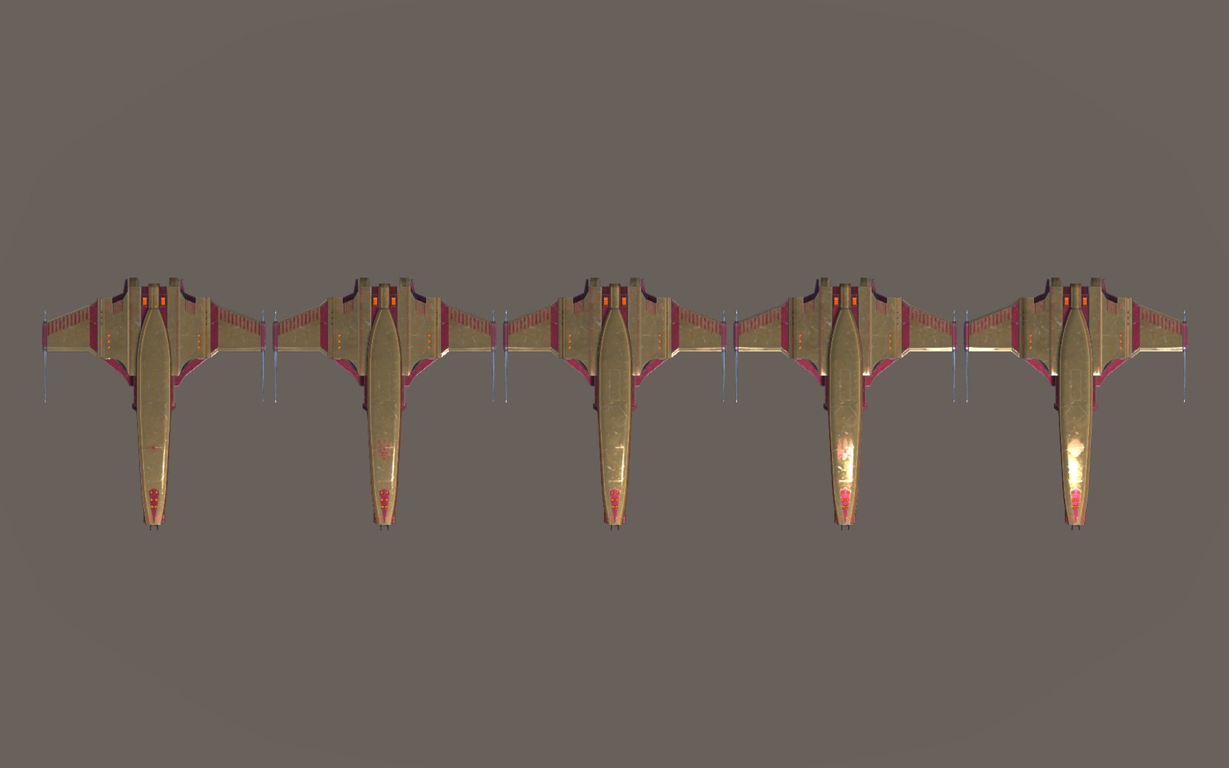 3D Model Spaceship Dagger Type 1 - TurboSquid 1305809