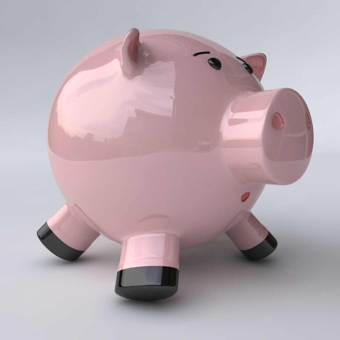 3d Pottery Pig Model