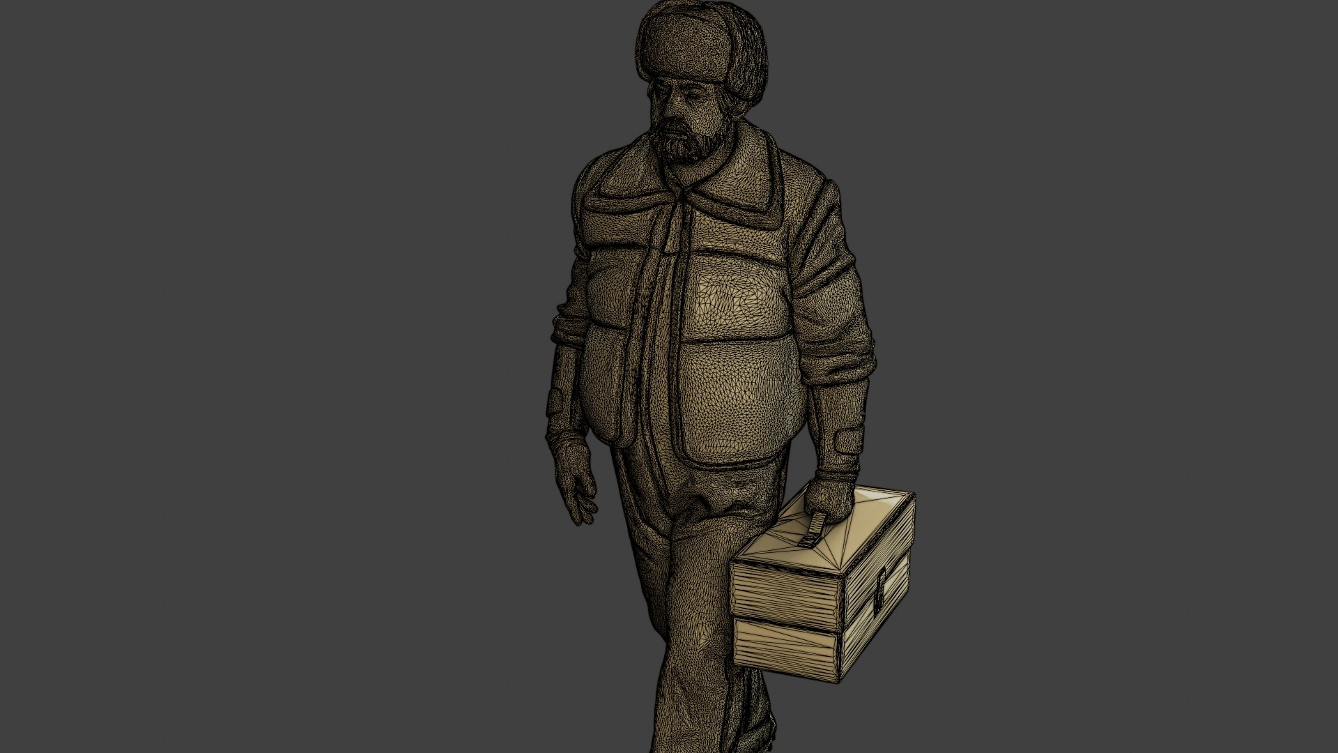 Actual Male Truck Driver AMTD 001 3D Model - TurboSquid 1961397