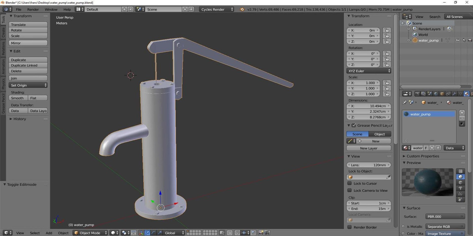 3D Model Water Pump - TurboSquid 1558327