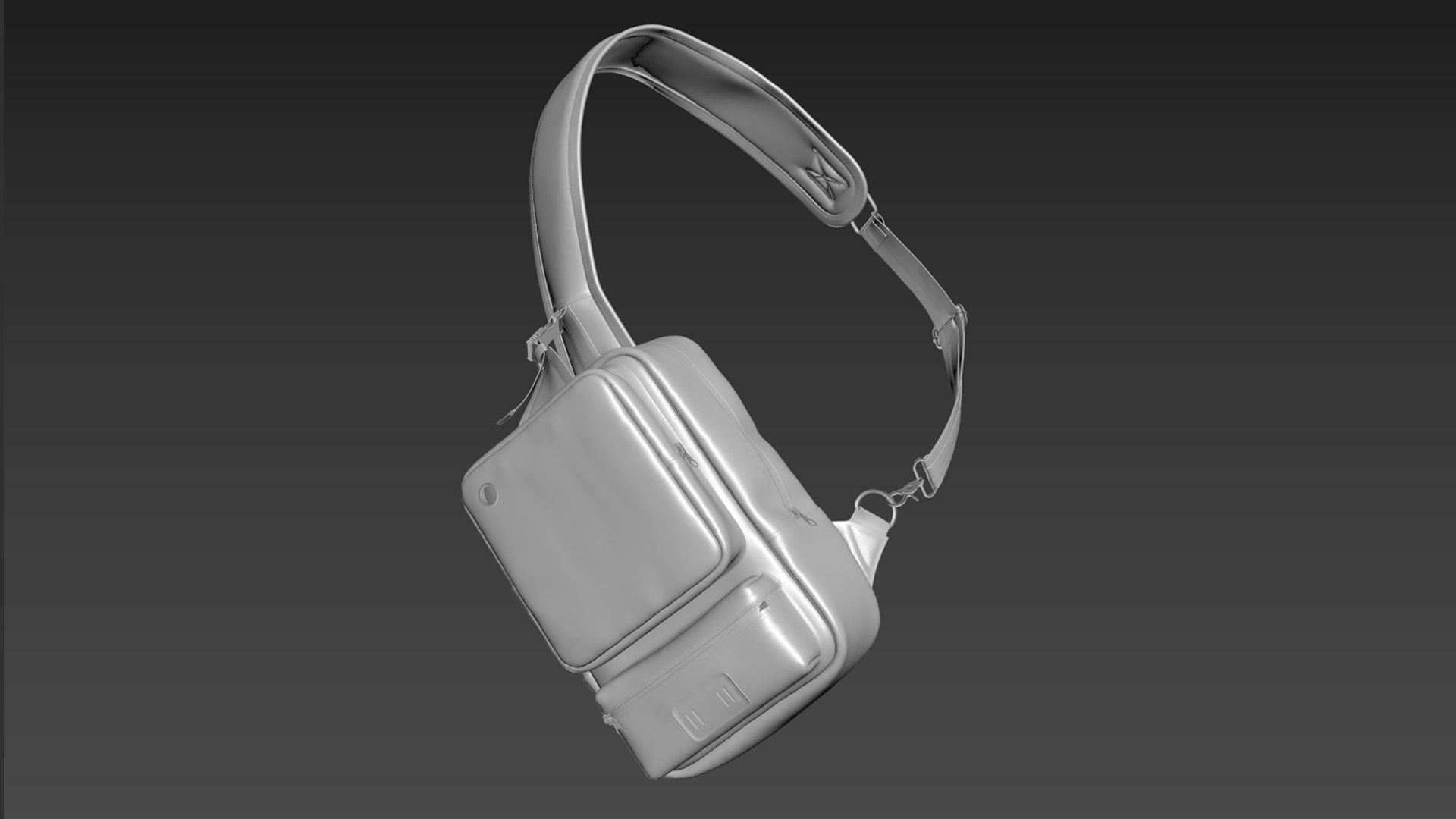 3D Model Messenger Bag - TurboSquid 1921800