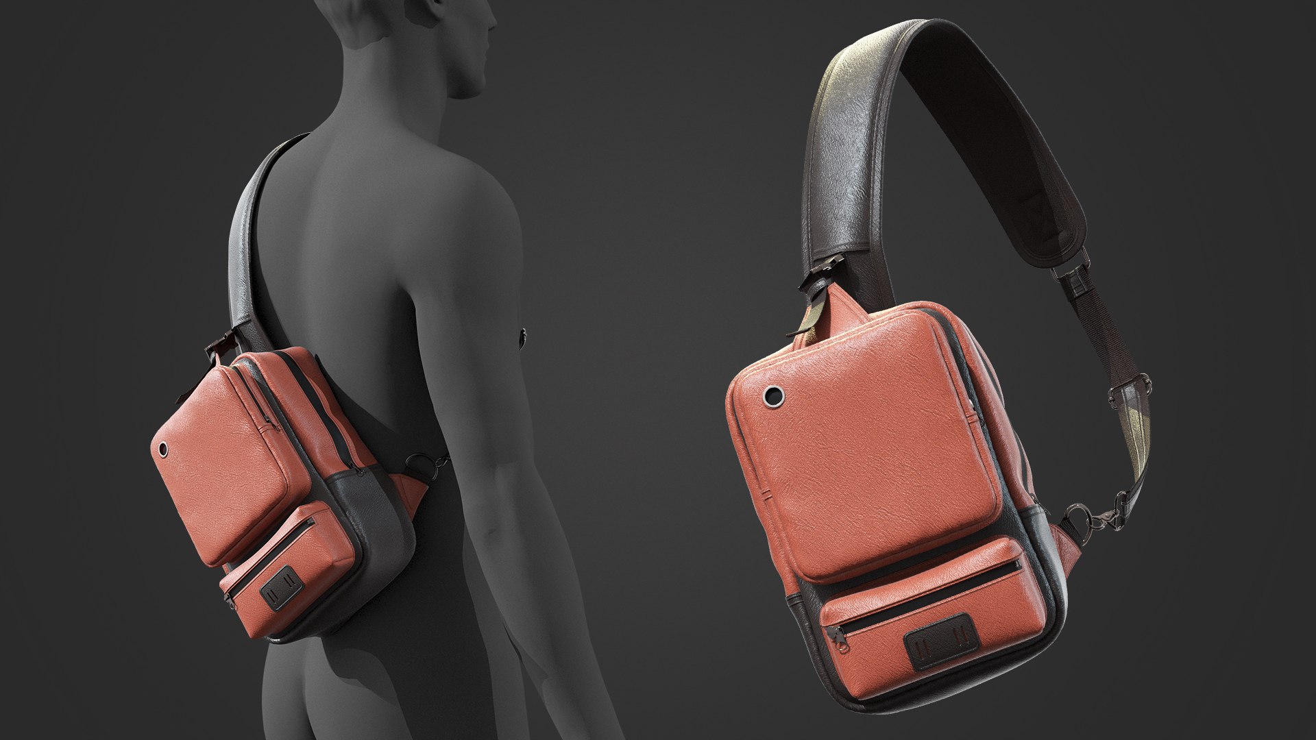 3D model Messenger bag - TurboSquid 1921800