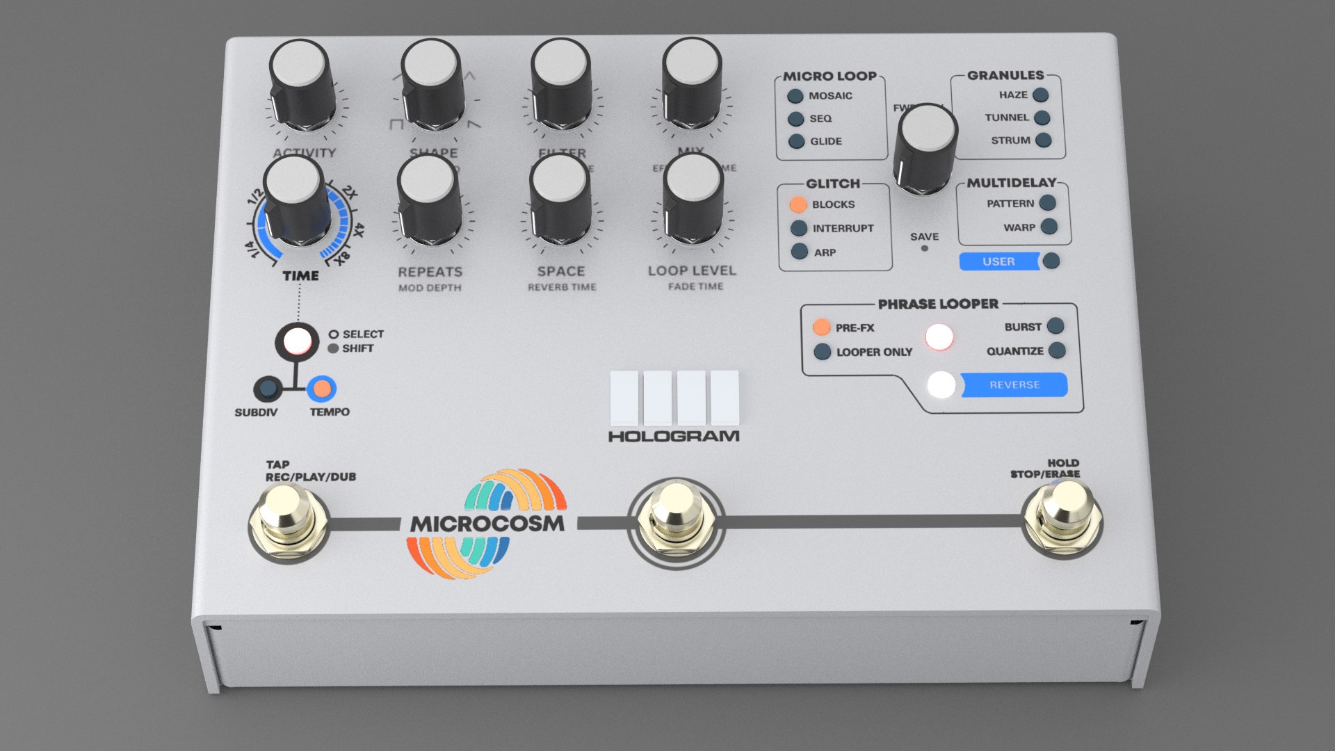 Hologram Microcosm White 3D Model - TurboSquid 2247442