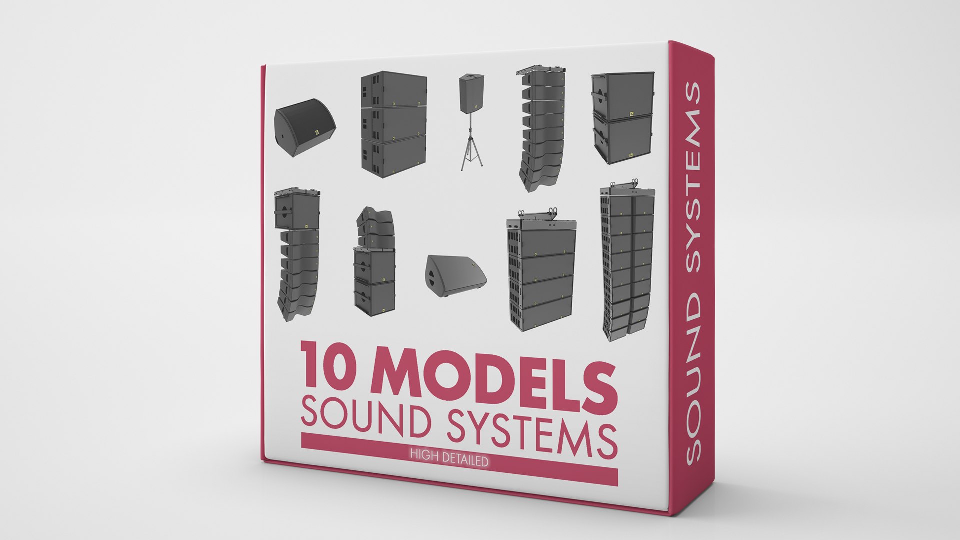 10 Models Sound Systems Collection 3D Model - TurboSquid 2148749