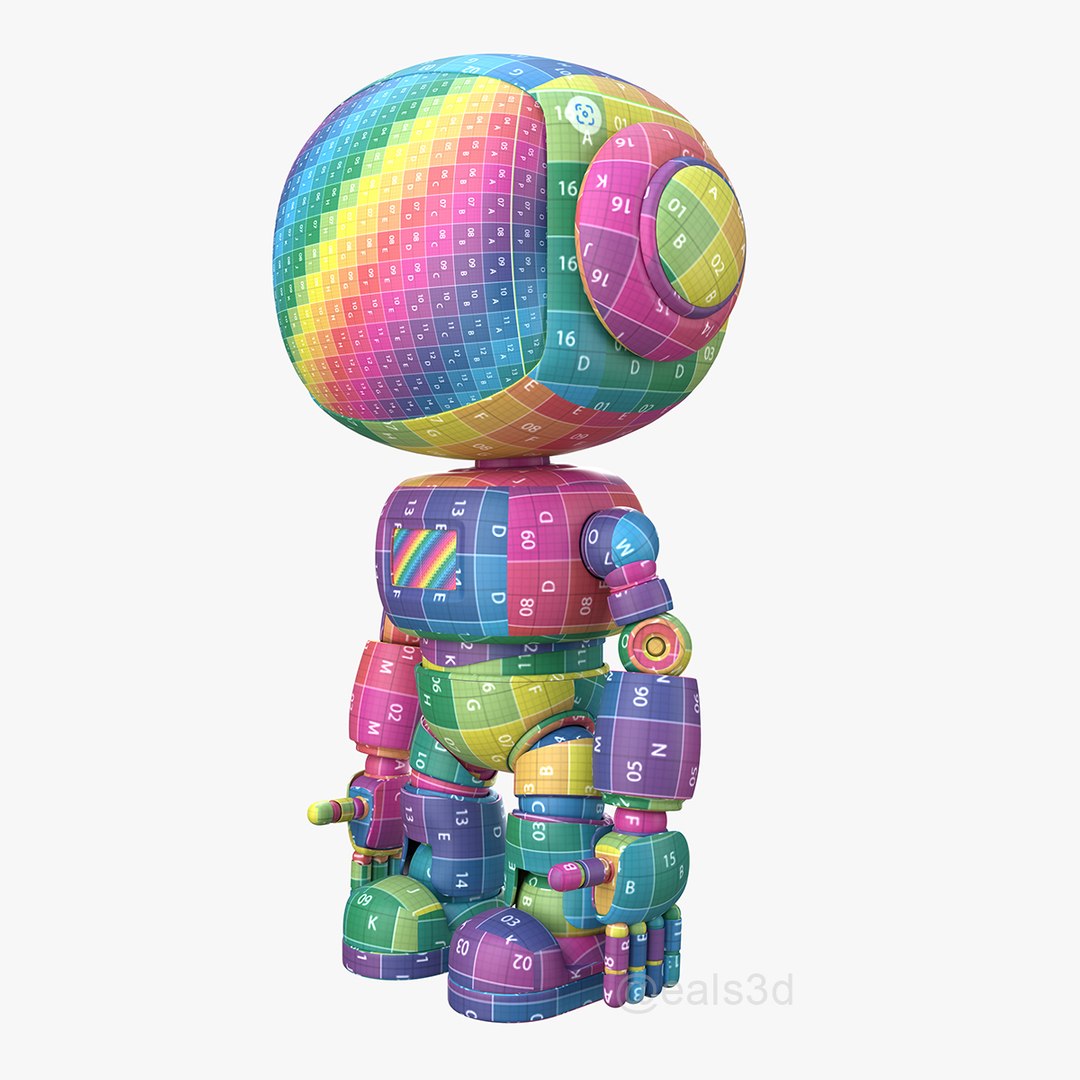 Cute Short Robot Eve-2 3D Model - TurboSquid 2319607