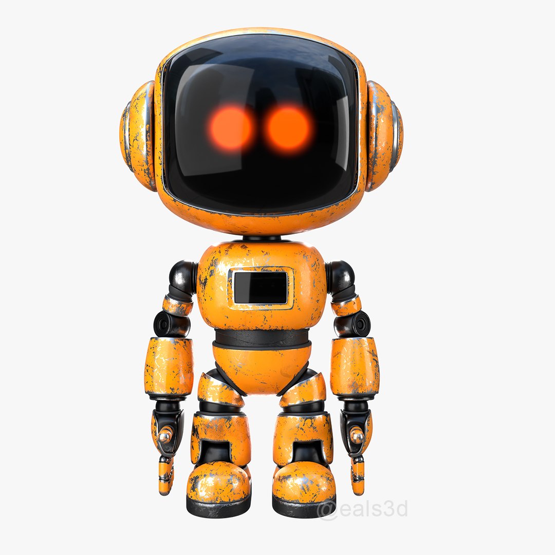 Cute Short Robot Eve-2 3D Model - TurboSquid 2319607
