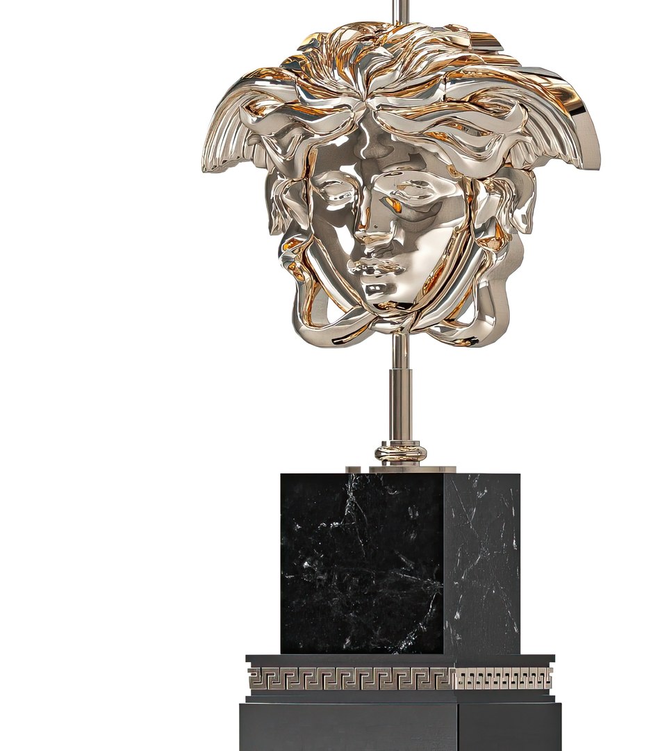3D Versace Home Medusa Floor Lamp model - TurboSquid 2110873