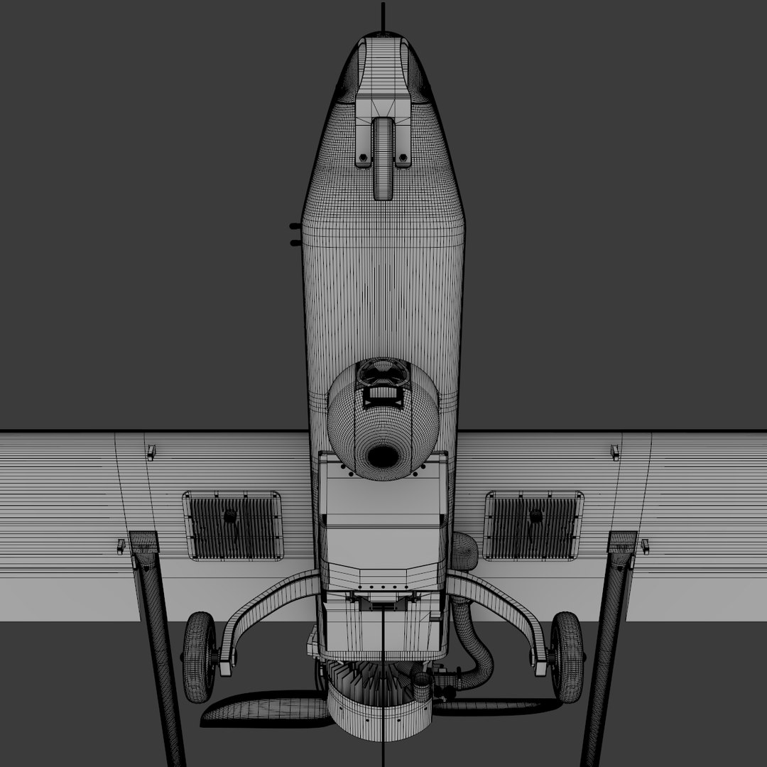 rq-7 shadow 200 unmanned 3d c4d