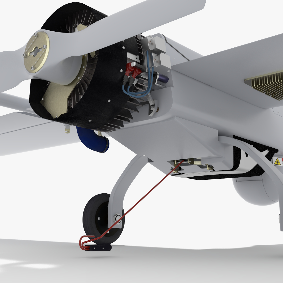 rq-7 shadow 200 unmanned 3d c4d