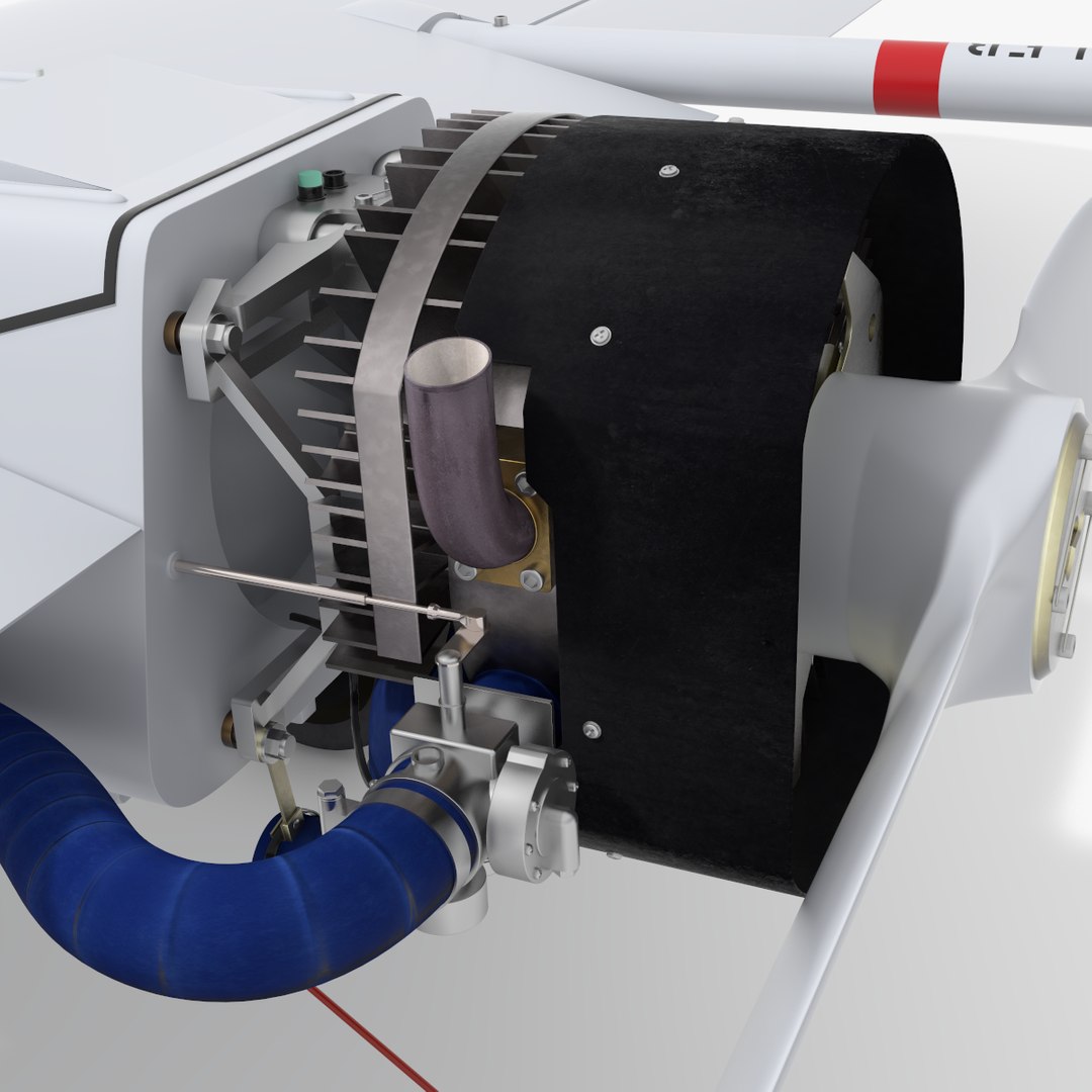 rq-7 shadow 200 unmanned 3d c4d