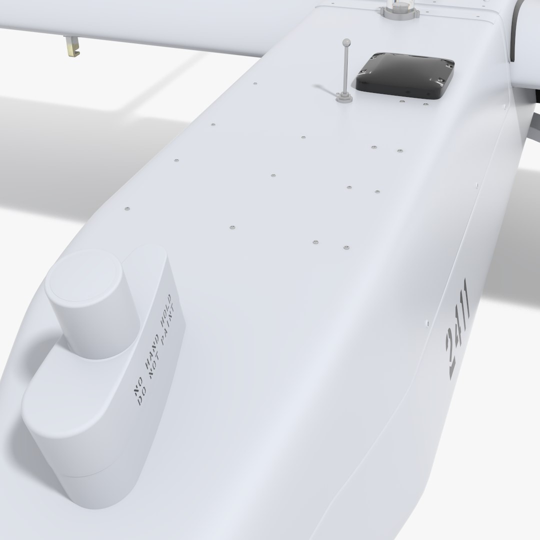 rq-7 shadow 200 unmanned 3d c4d