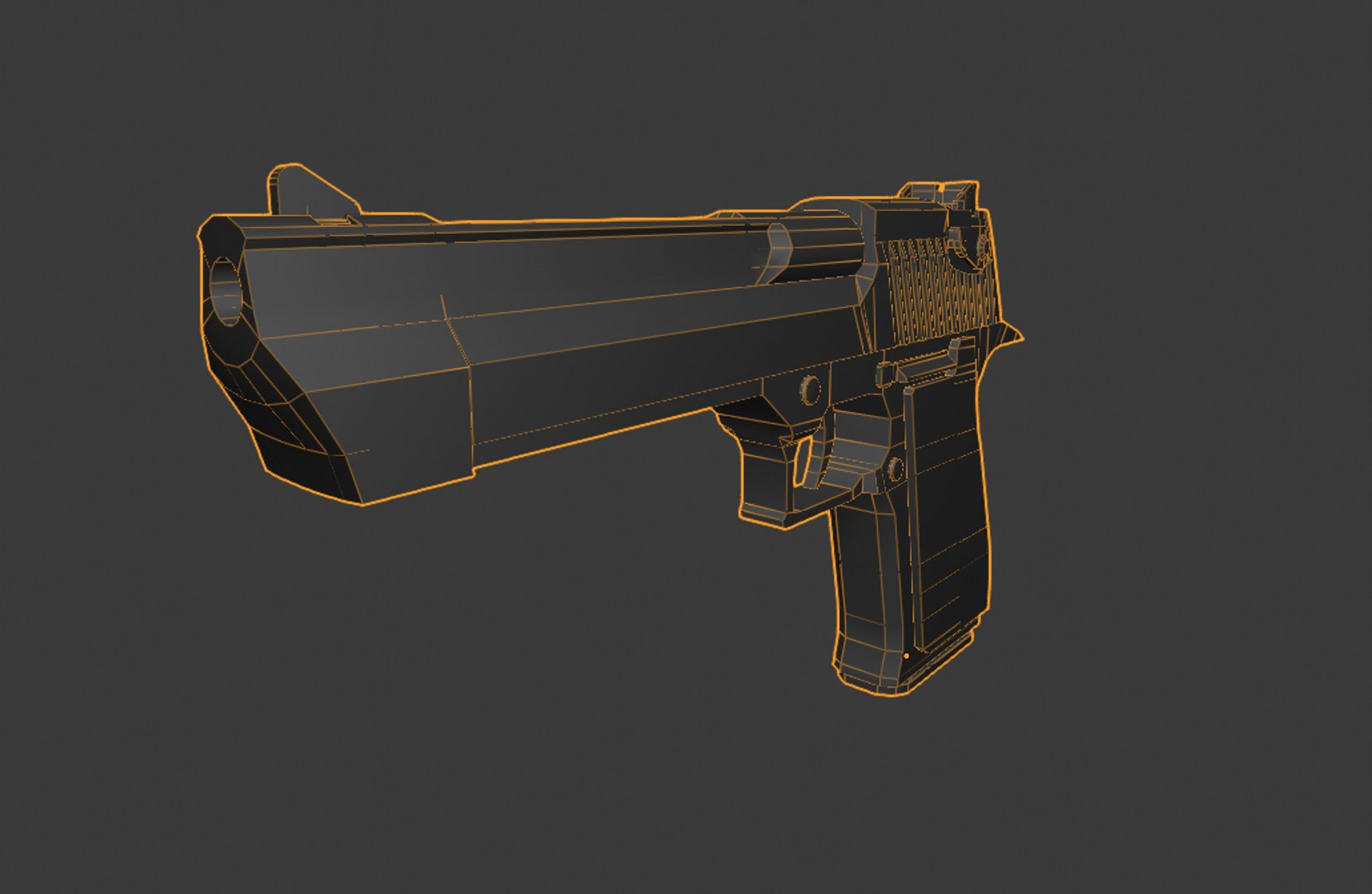 3D gun pistol - TurboSquid 1363327