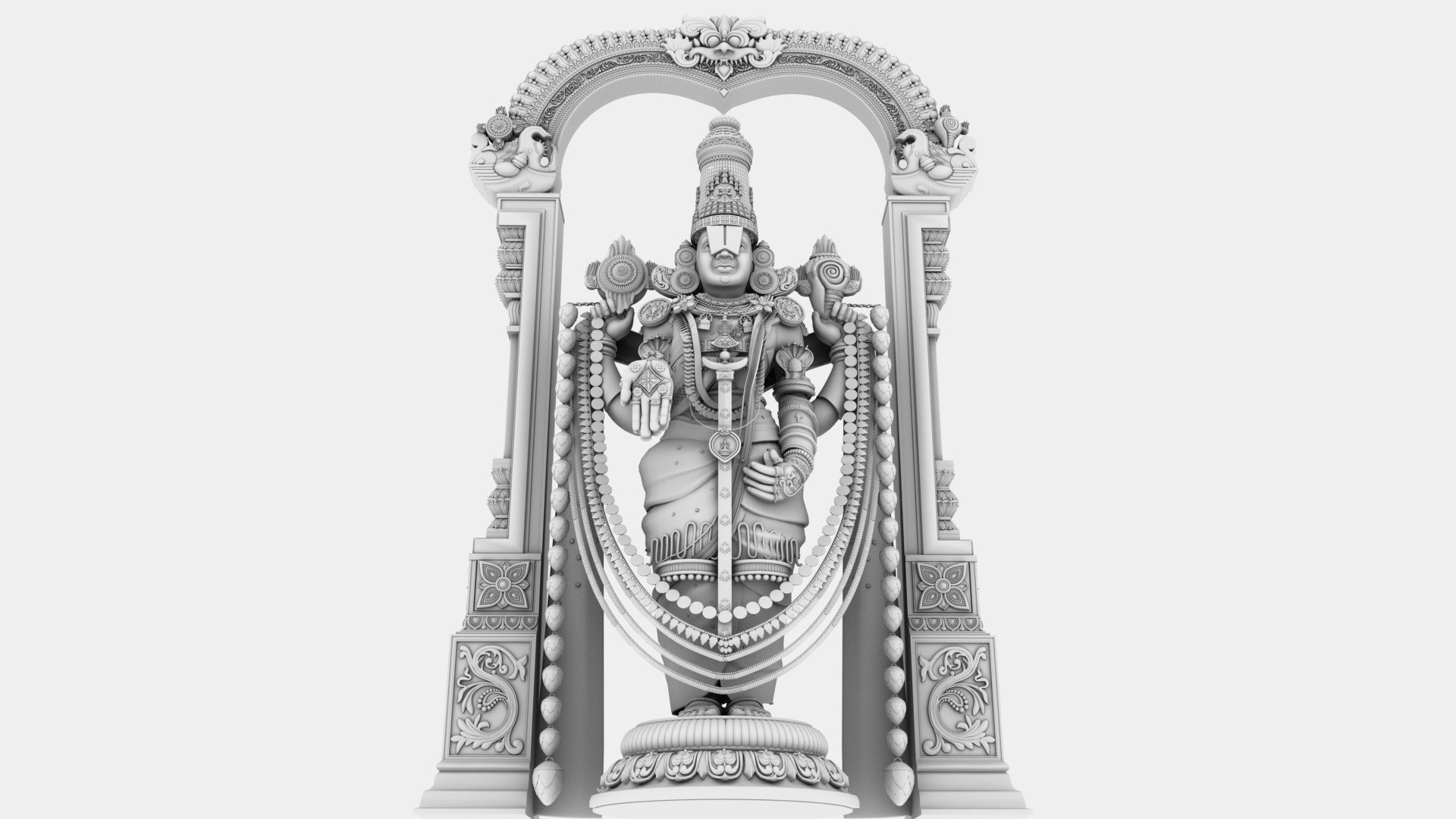 Tirupati Balaji 3D - TurboSquid 2071126