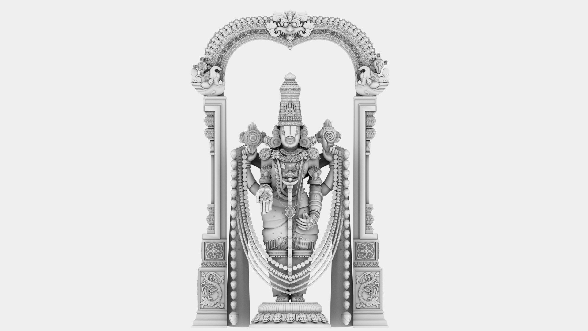 Tirupati Balaji 3D - TurboSquid 2071126