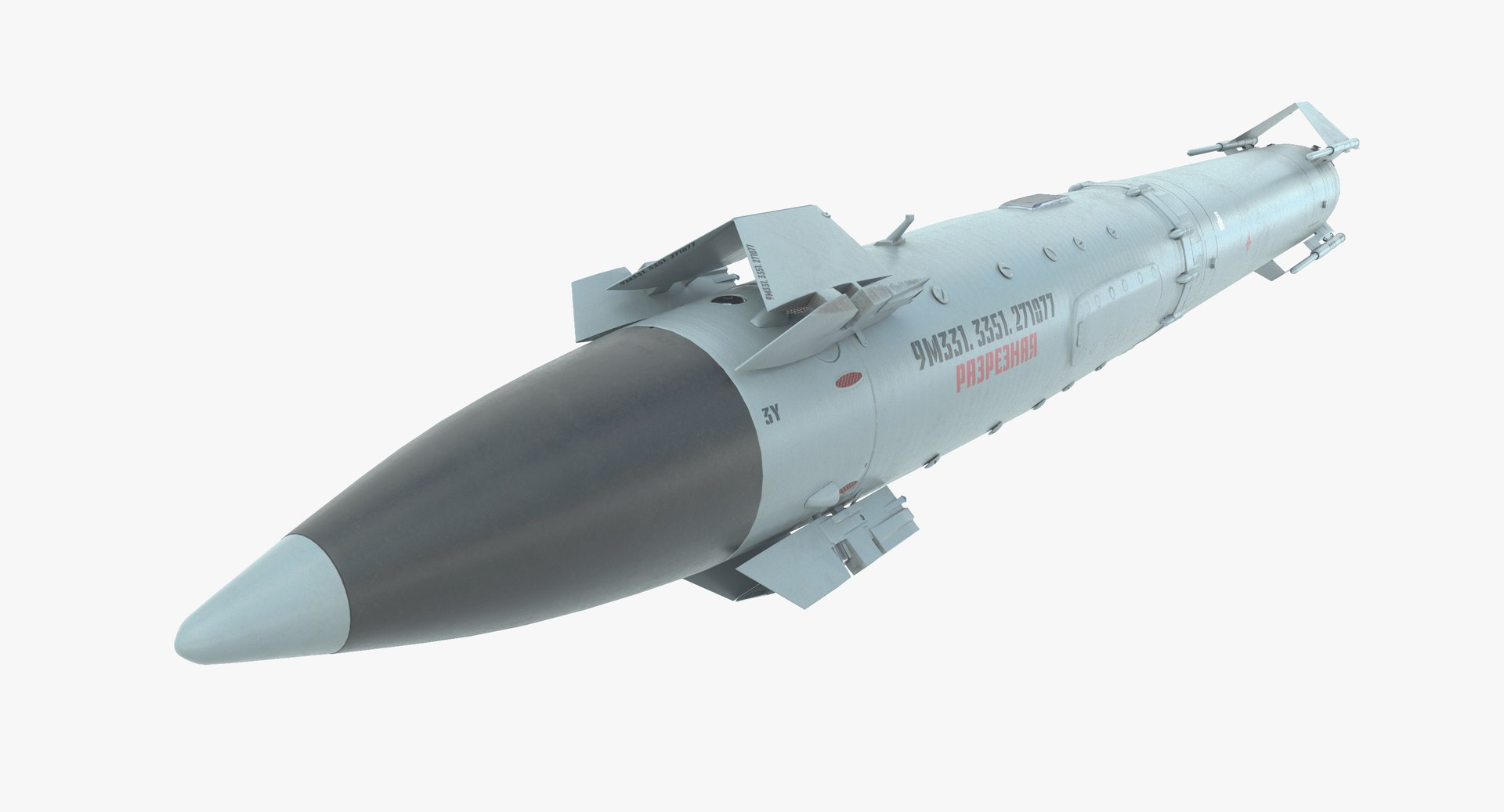 3D Model Tor-m1 Missile 9m331 - TurboSquid 1501460