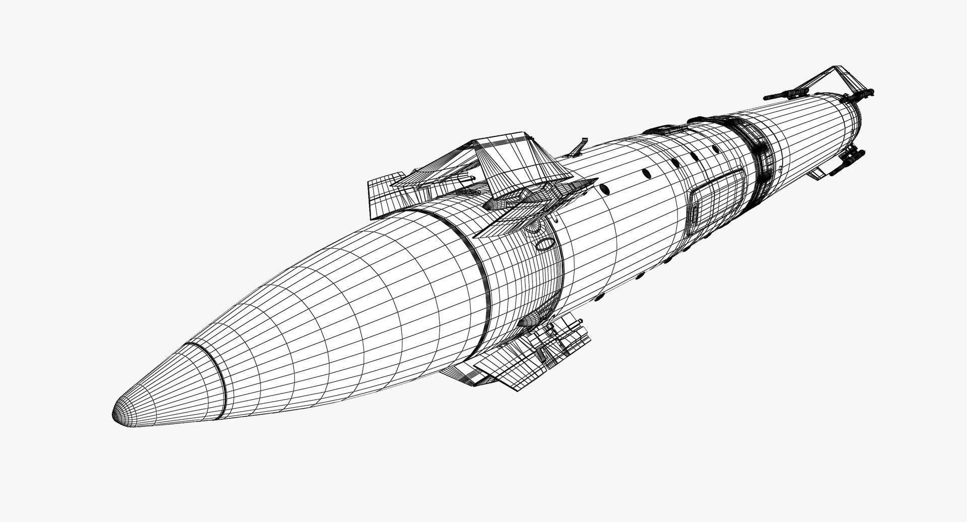 3D Model Tor-m1 Missile 9m331 - TurboSquid 1501460