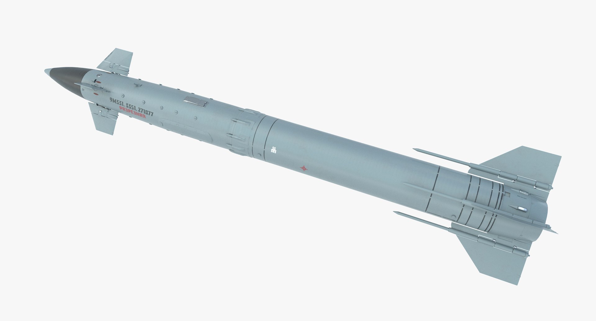 3D Model Tor-m1 Missile 9m331 - TurboSquid 1501460