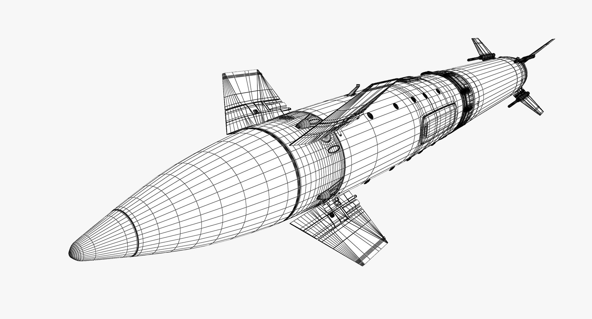 3D Model Tor-m1 Missile 9m331 - TurboSquid 1501460