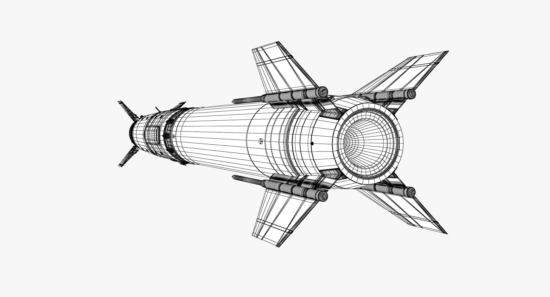 3D Model Tor-m1 Missile 9m331 - TurboSquid 1501460