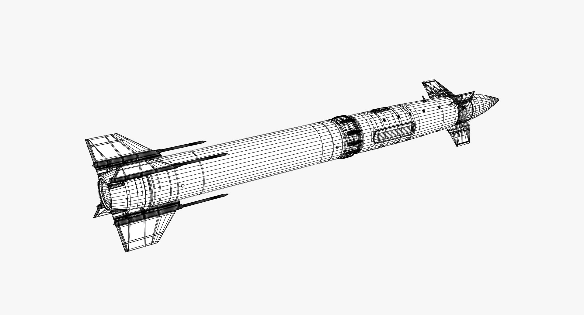3D Model Tor-m1 Missile 9m331 - TurboSquid 1501460
