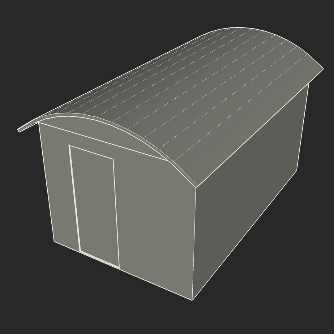 3d Industrial Railway Buildings Model