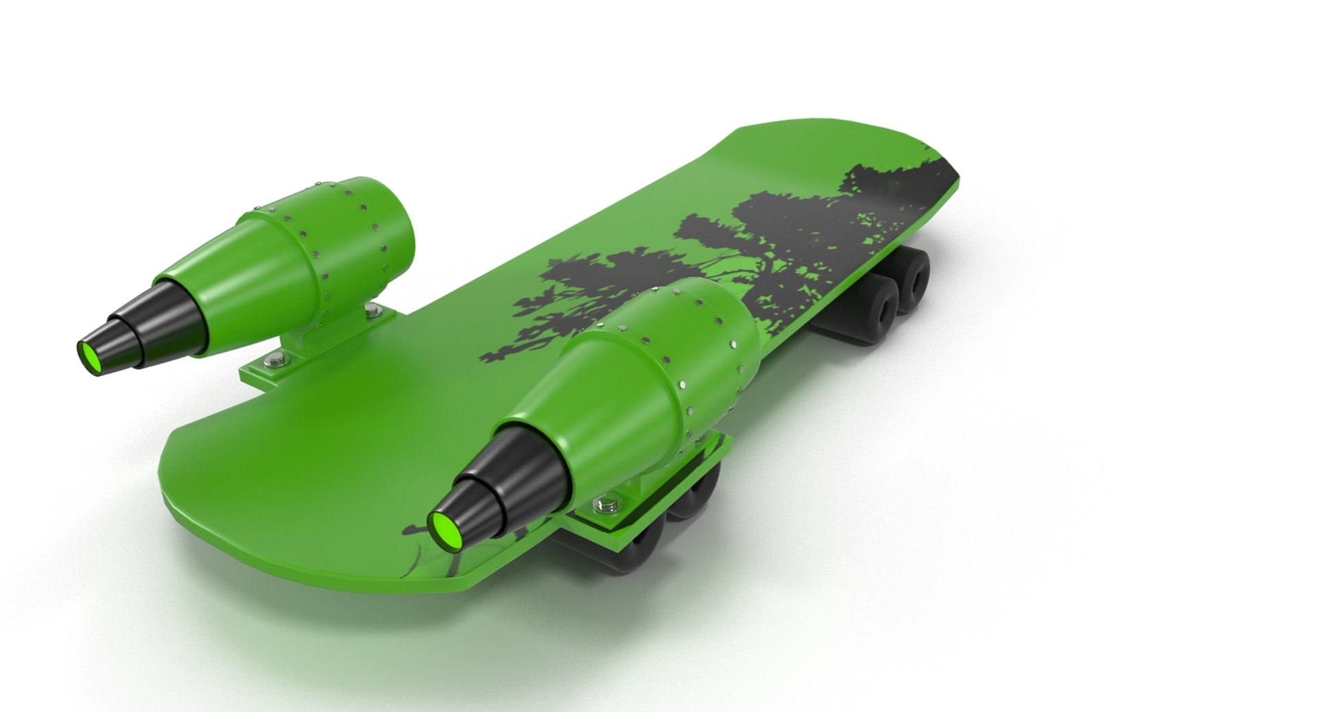 Jet Skateboard 3d 3ds