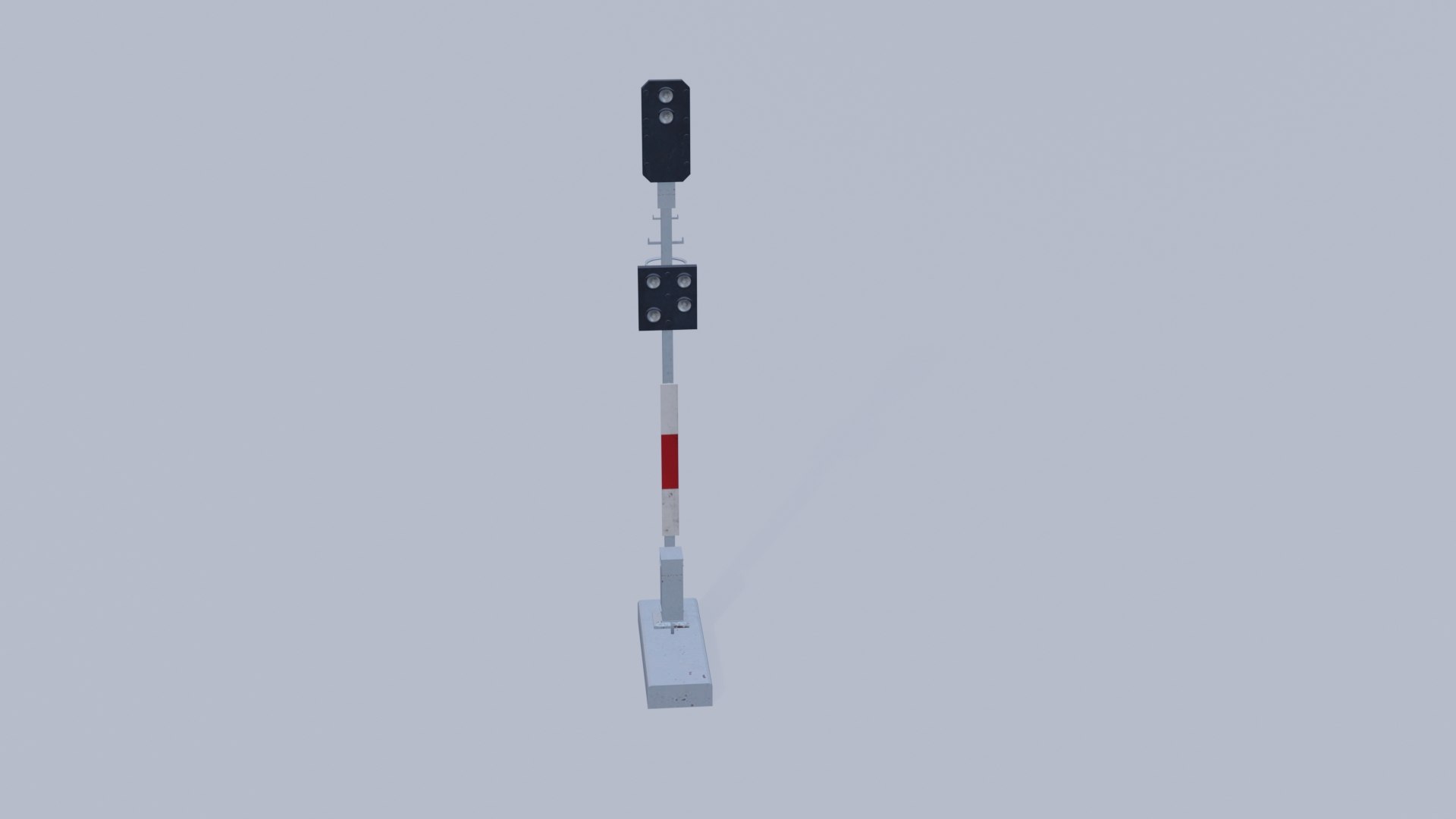 3D Model Austrian Railway Light Signal - TurboSquid 2407975