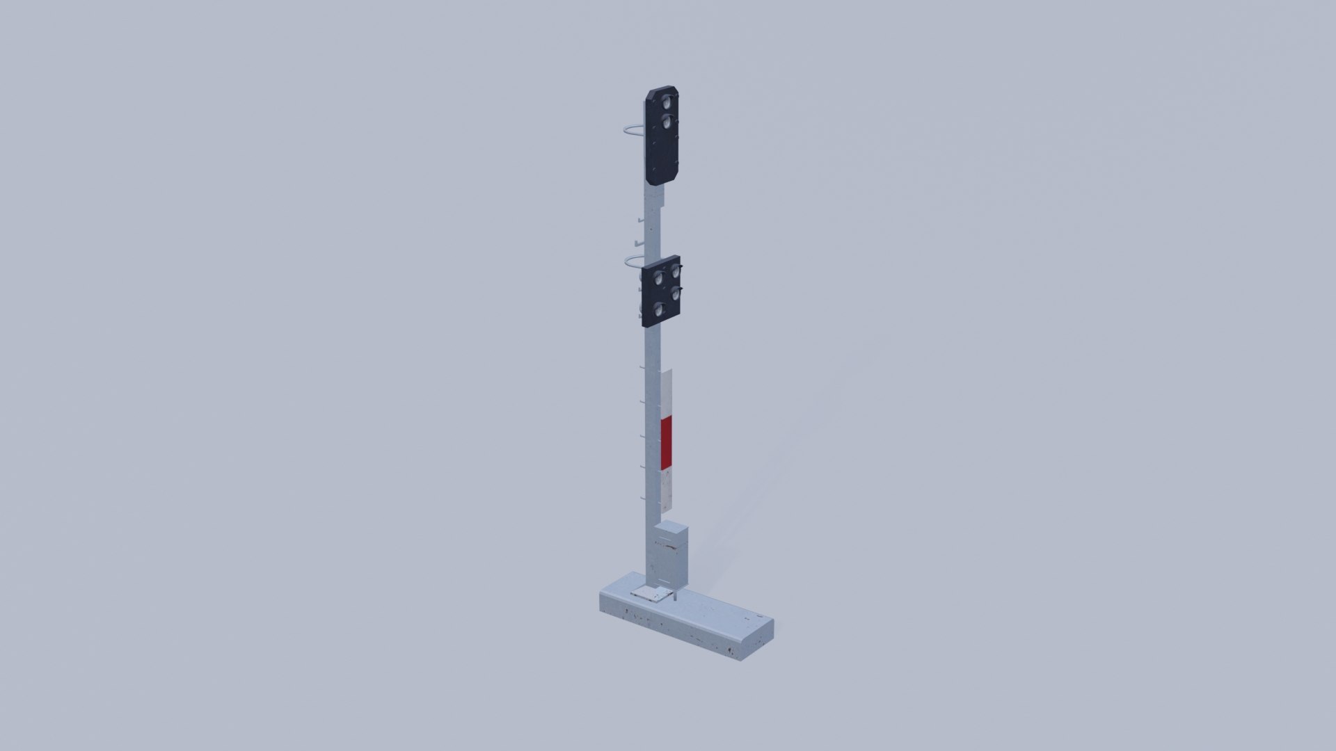 3D Model Austrian Railway Light Signal - TurboSquid 2407975