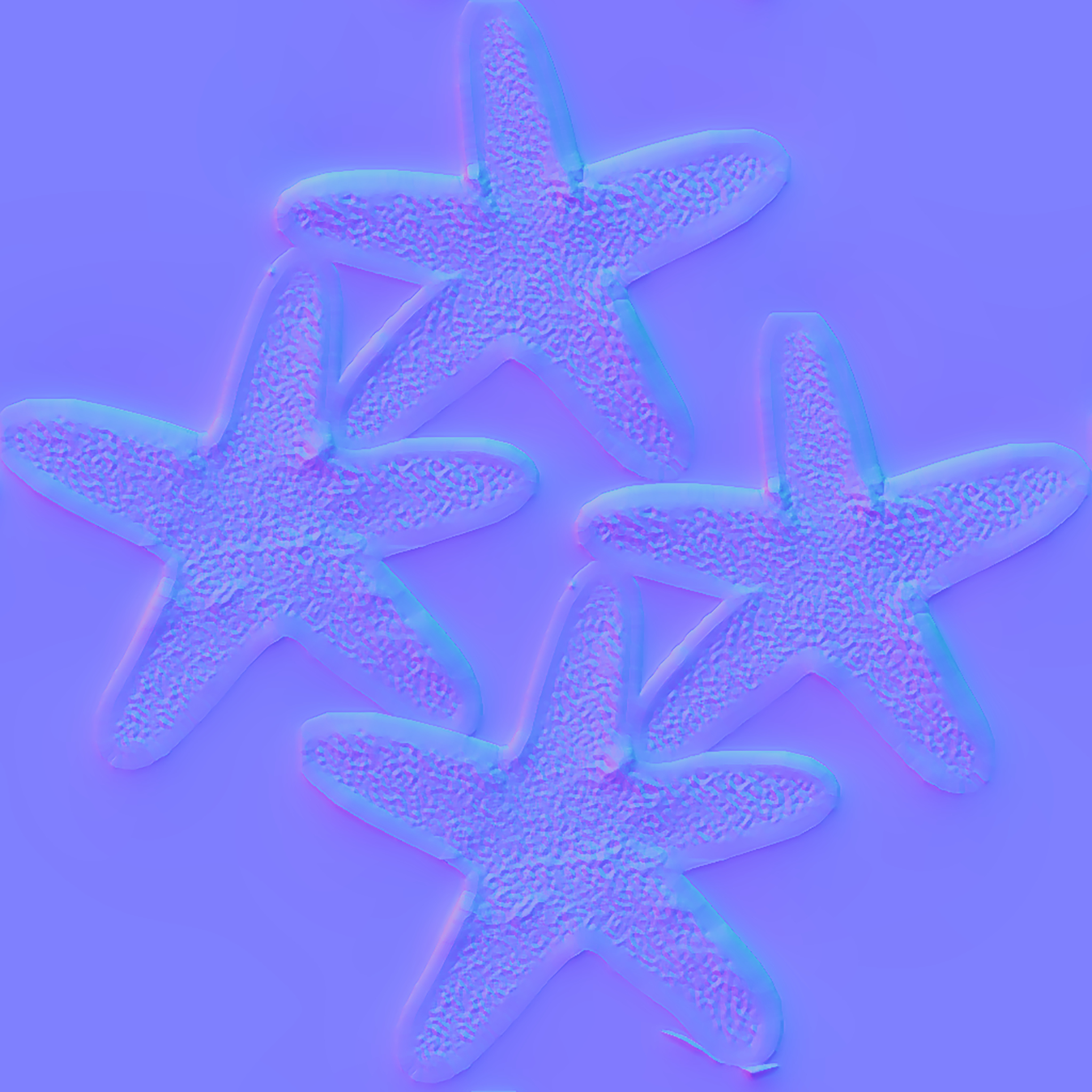 3D Starfish Covers model - TurboSquid 1760507