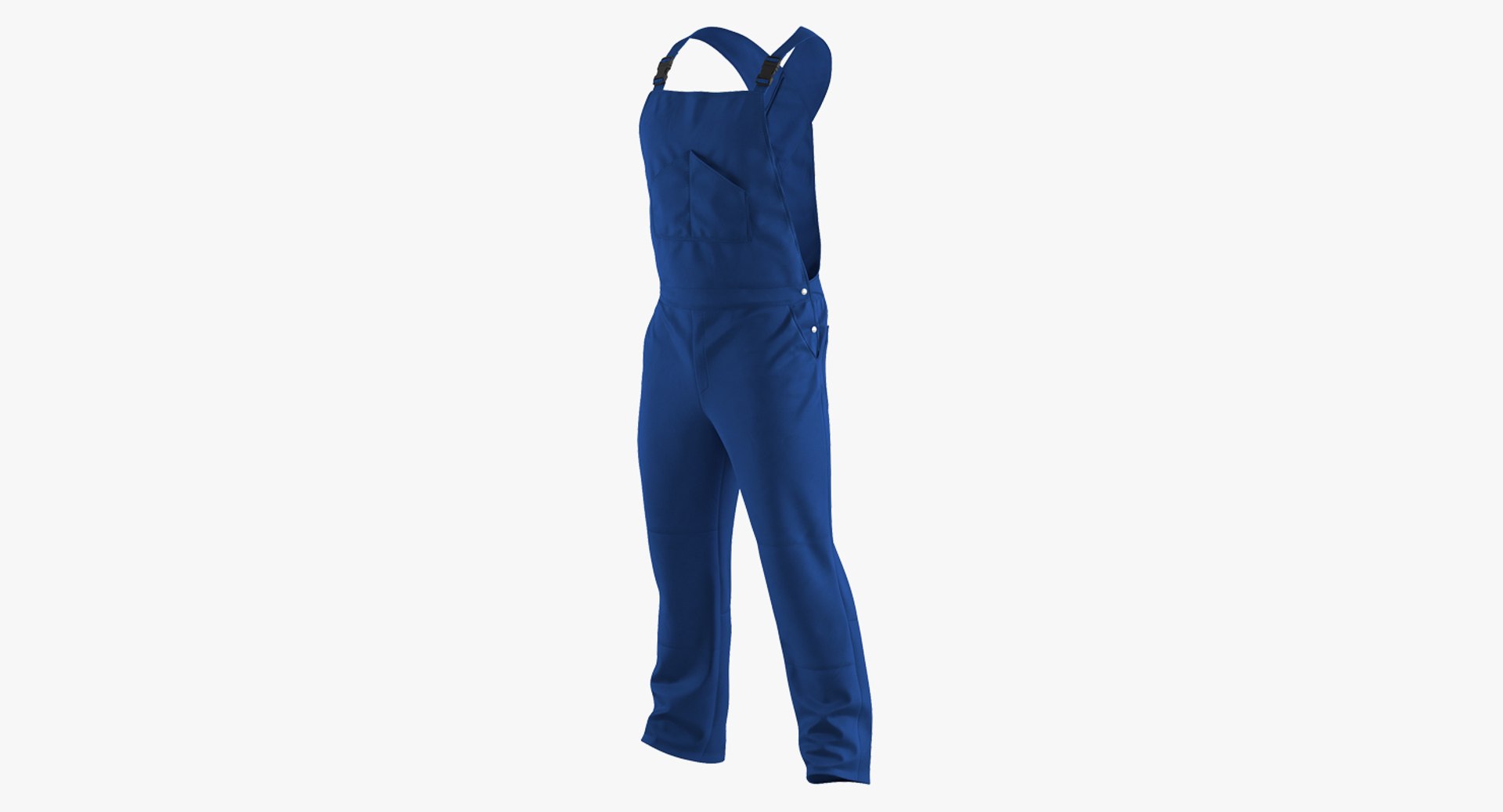 3d Blue Workwear Overalls