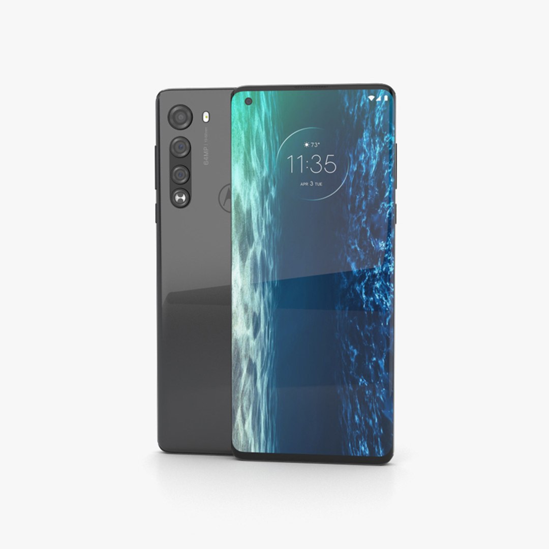 modelo 3d Motorola Edge 2020 Solar Black - TurboSquid 1906918