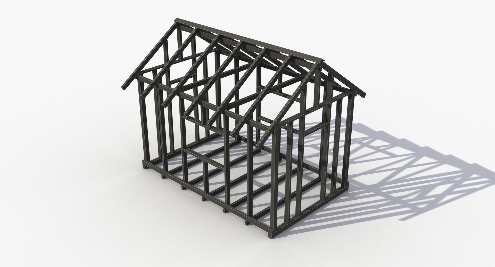 Frame House 2 3D Model Model - TurboSquid 1847318