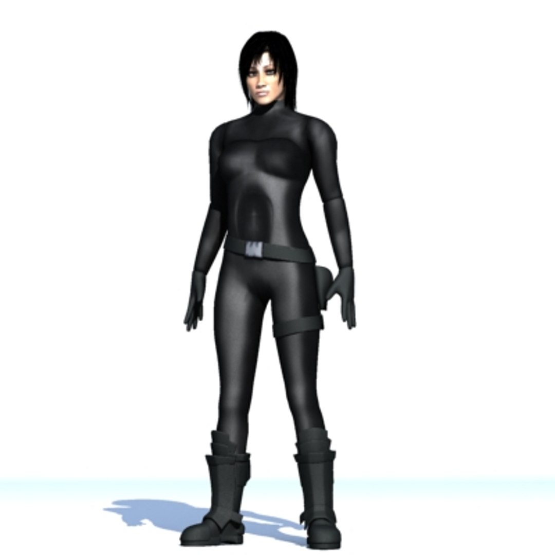 3ds Max Alexandra Female Warrior