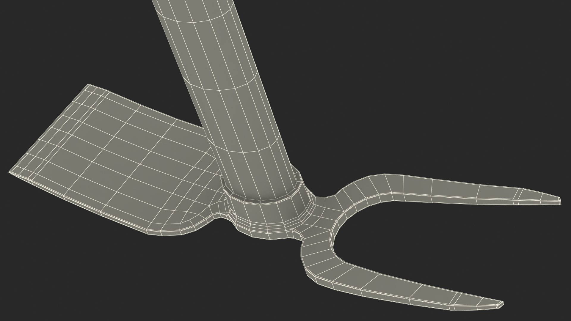3D Cultivating Hoe on Wooden Handle - TurboSquid 1821593