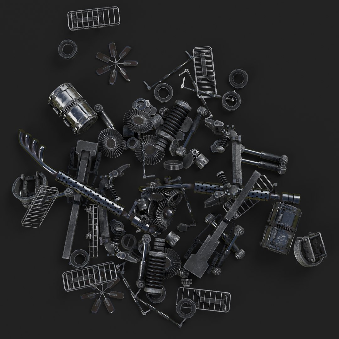 3D Old Metal - TurboSquid 1437565