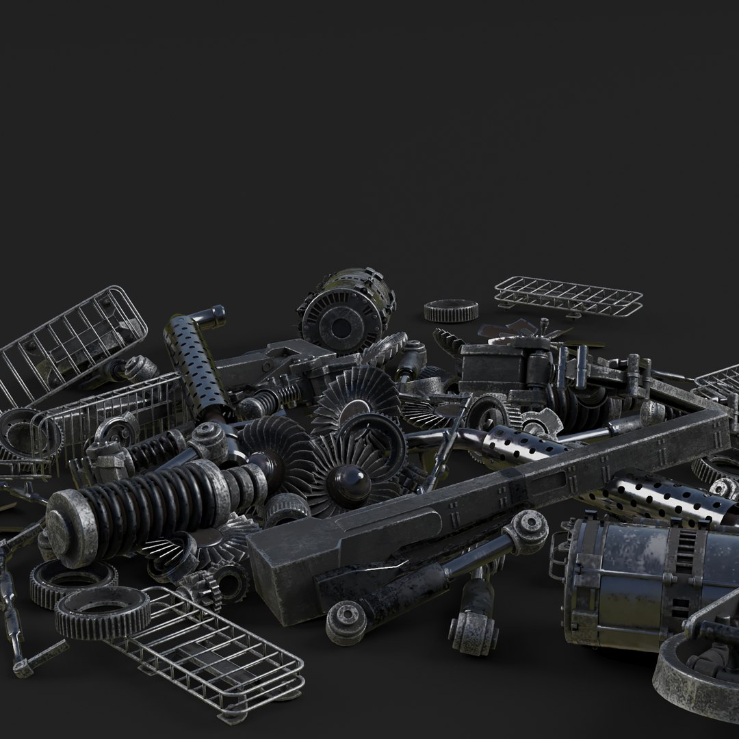 3D Old Metal - TurboSquid 1437565