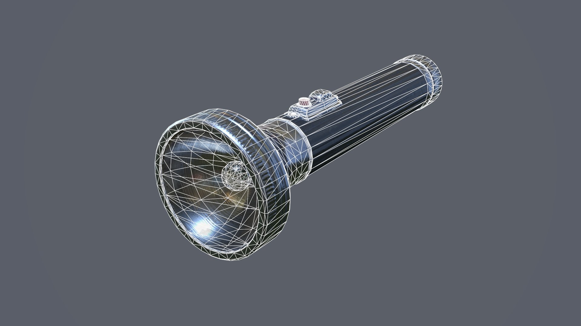 Vintage Flashlight - Game Ready 3D - TurboSquid 1929352