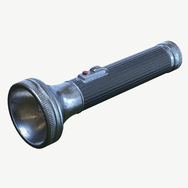 Vintage Flashlight - Game Ready 3D - TurboSquid 1929352