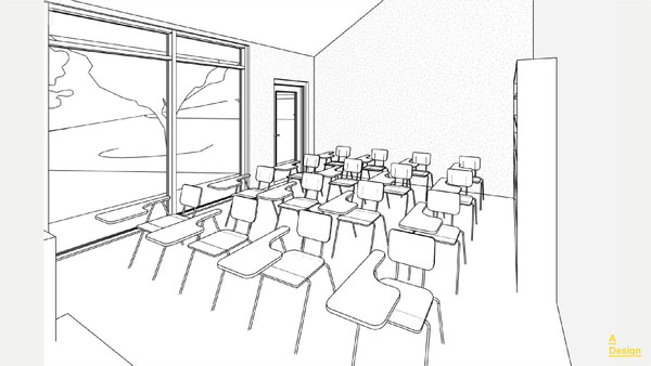 modelo 3d Classroom - Revit model - TurboSquid 2018286