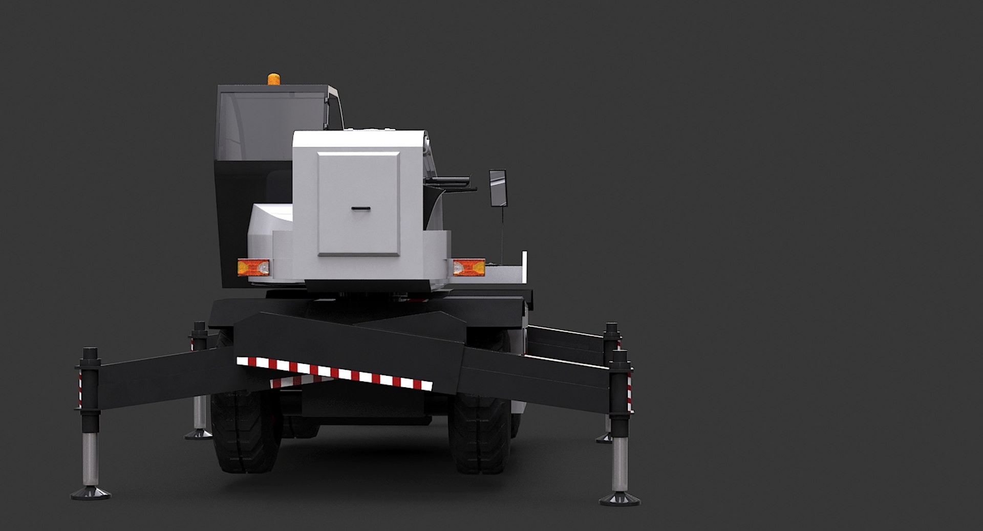 Roto Telescopic Handler 3d Model