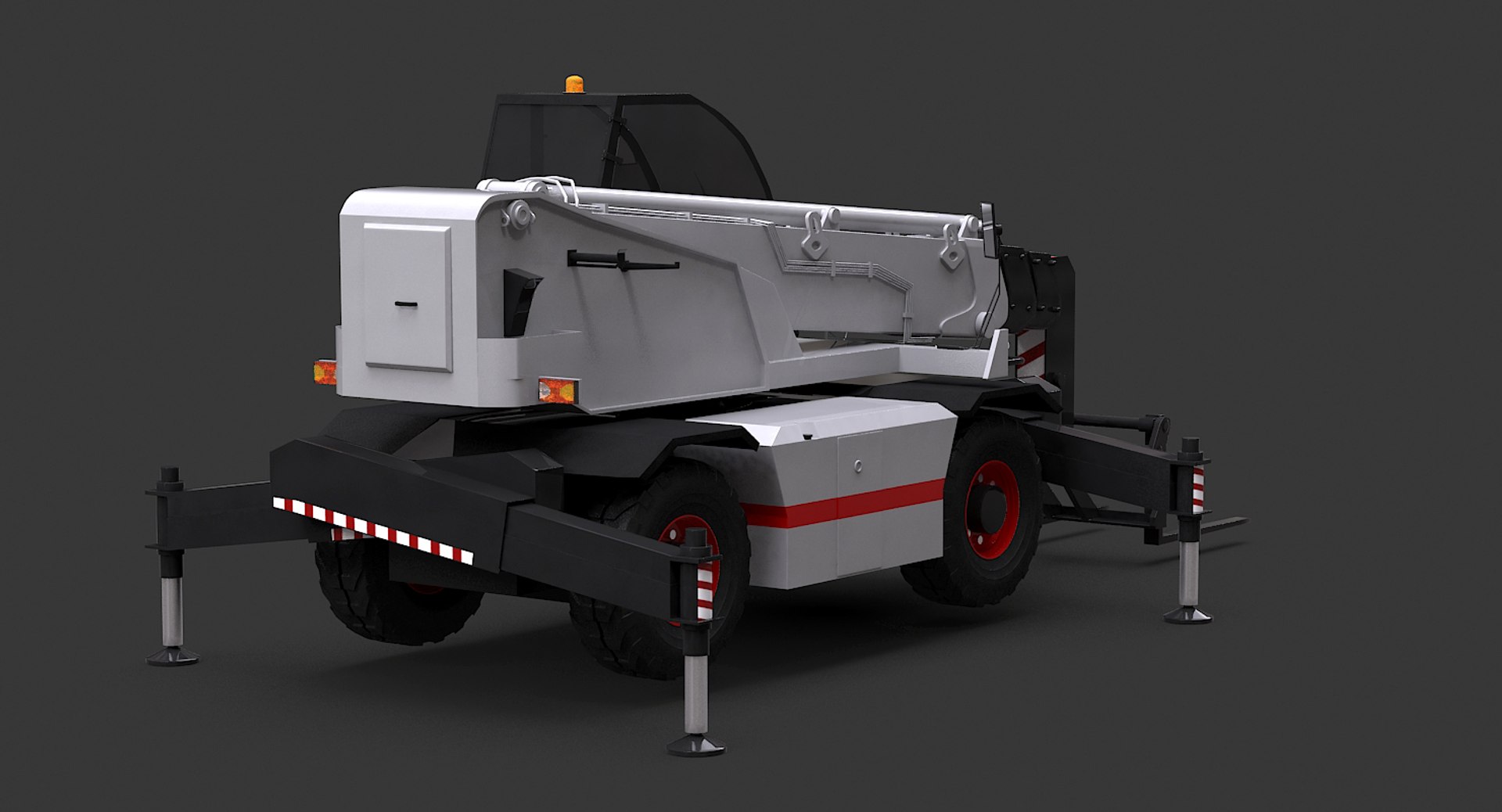 Roto Telescopic Handler 3d Model