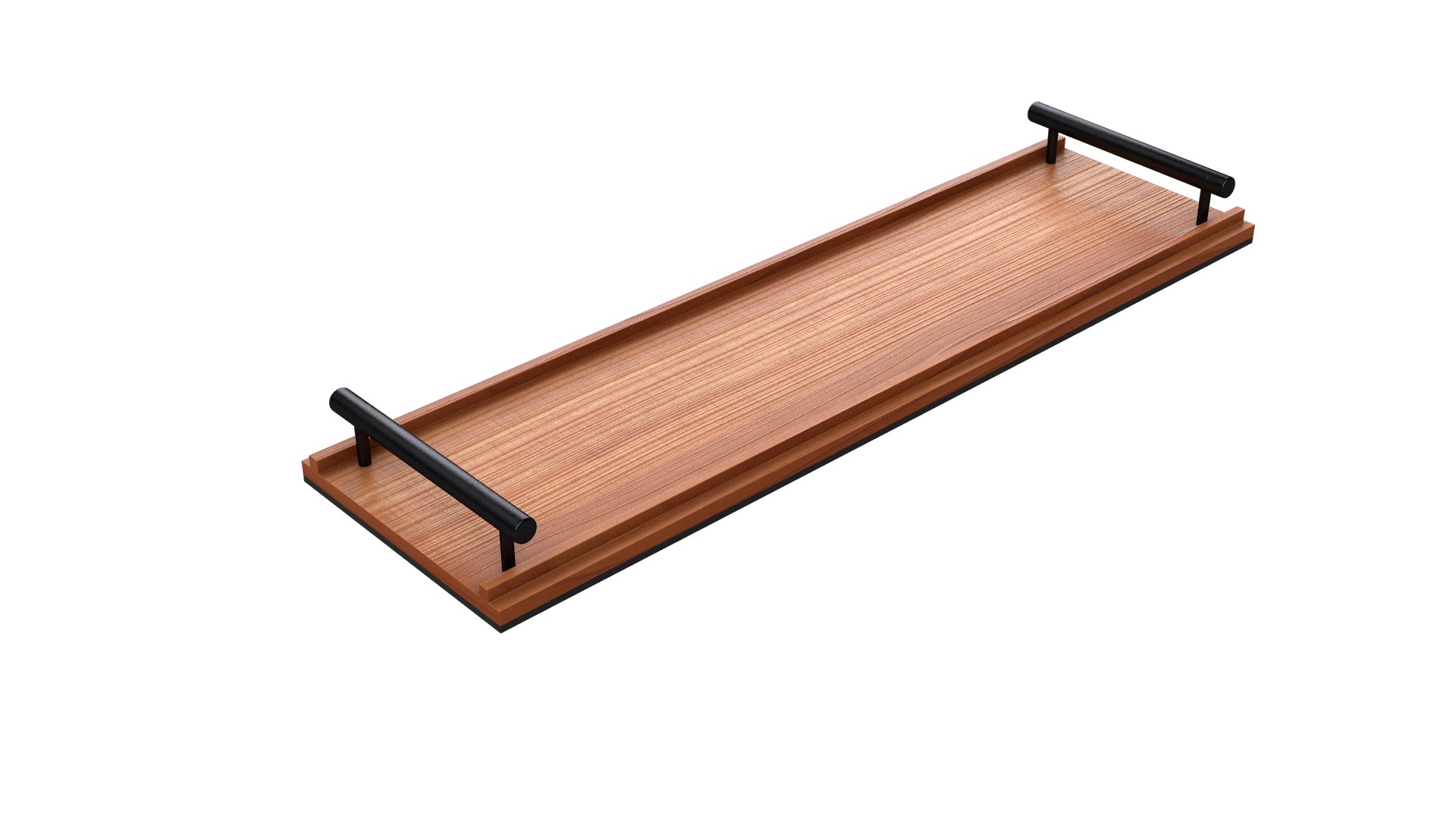 Wooden Tray 3D Model - TurboSquid 1931252
