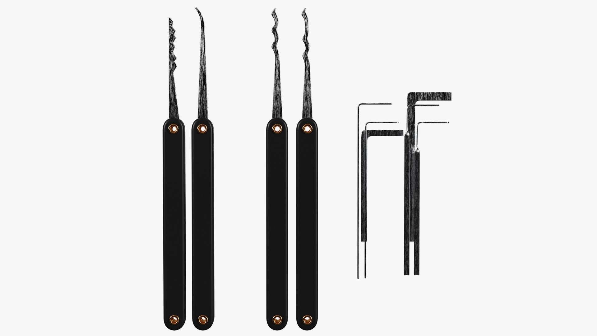 Lockpick Set 3D - TurboSquid 1801222