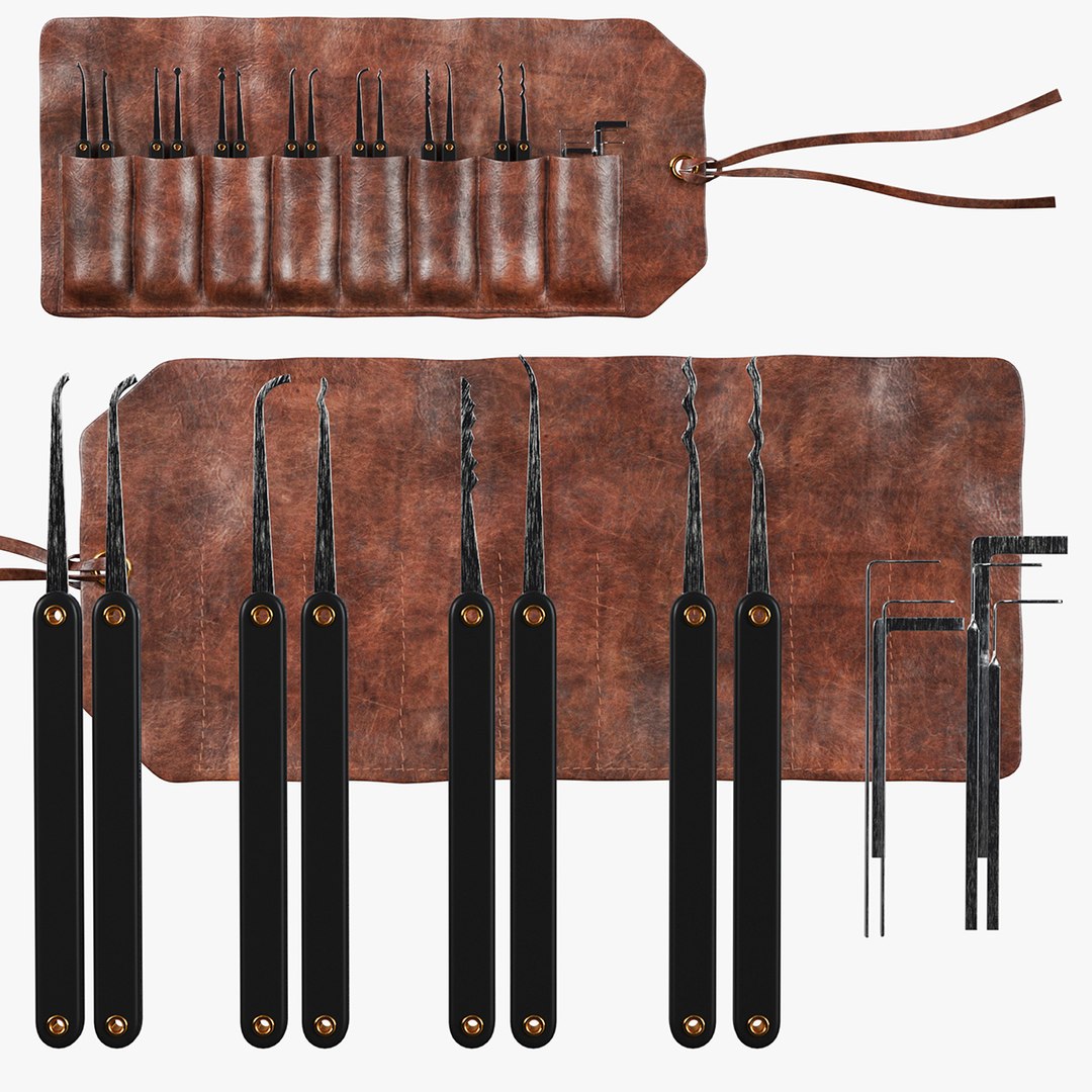 Lockpick Set 3D - TurboSquid 1801222
