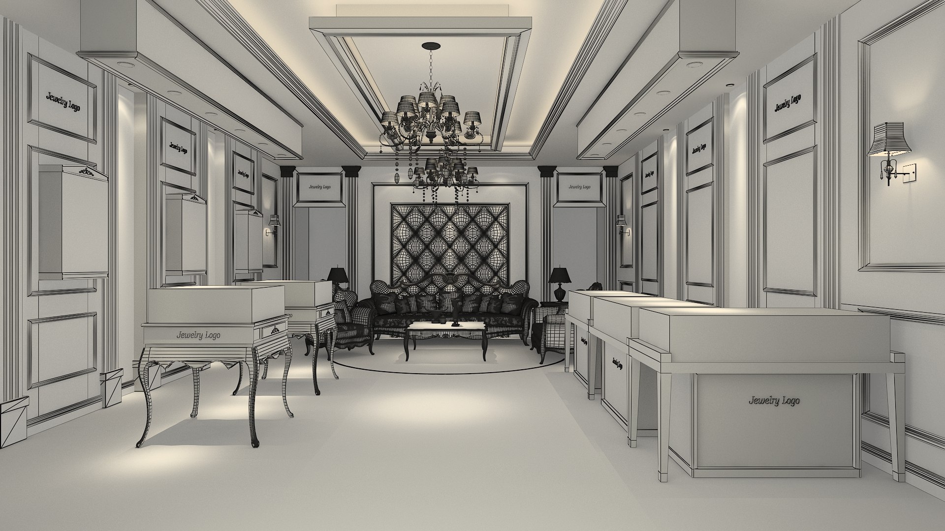 Jewelry Store 01 3D Model - TurboSquid 2096957