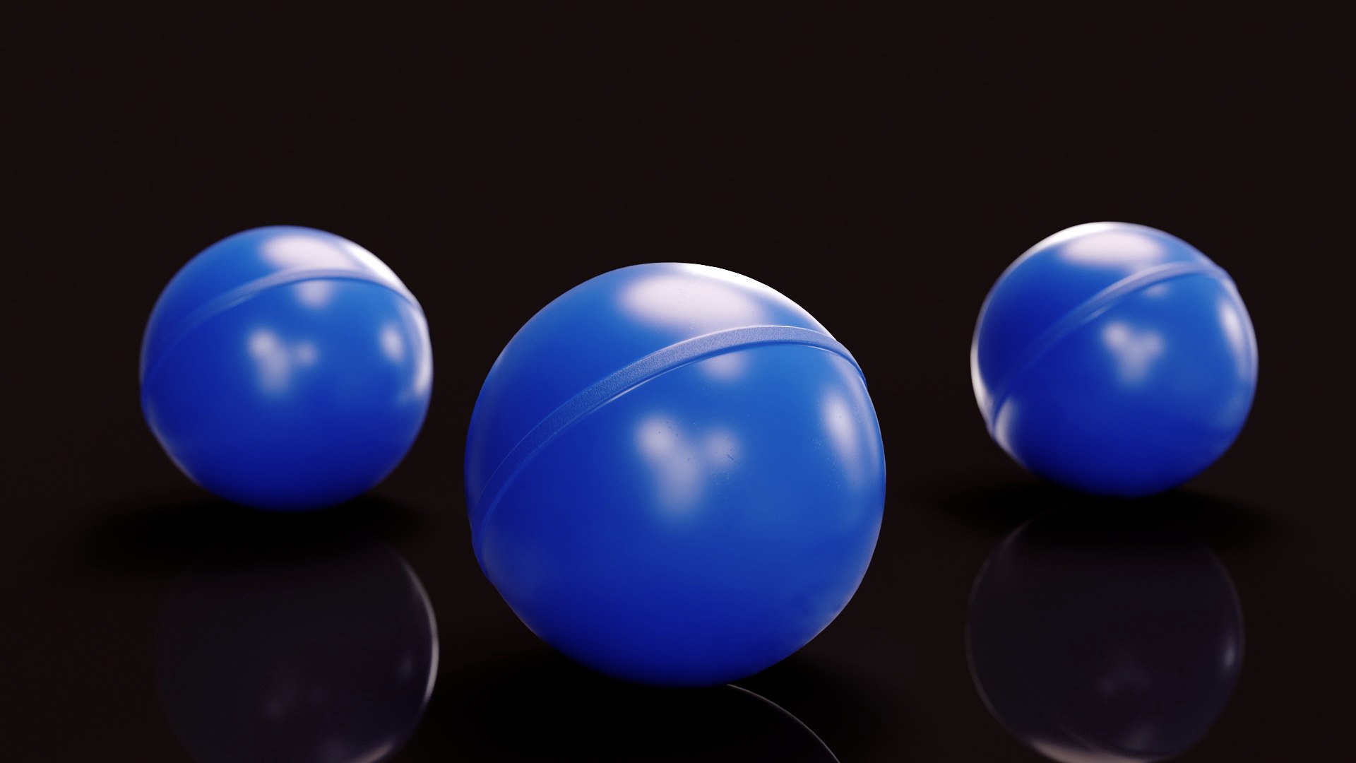 3D Rubber Bouncy Ball Blue Model - TurboSquid 2286851
