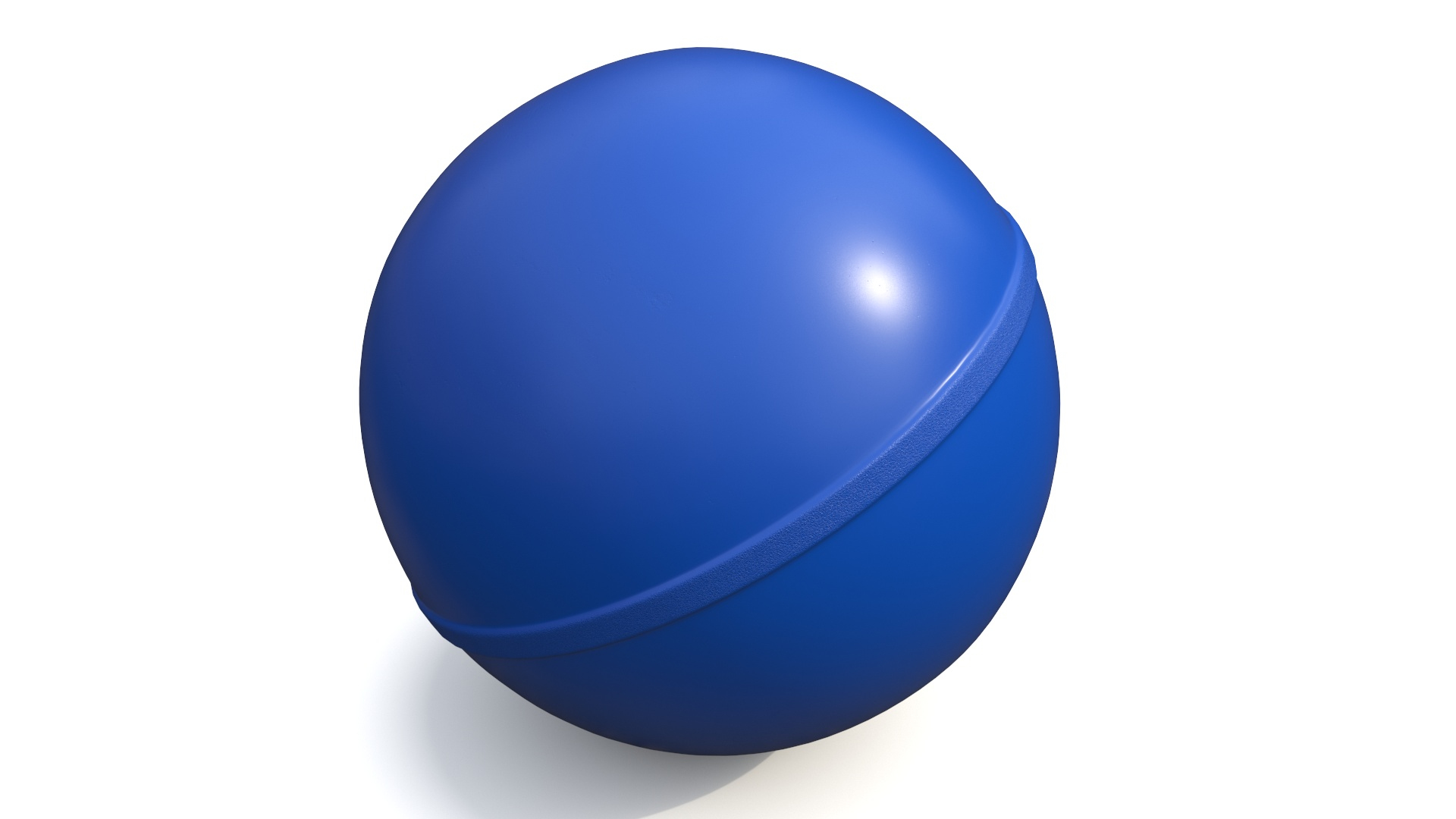 3D Rubber Bouncy Ball Blue Model - TurboSquid 2286851