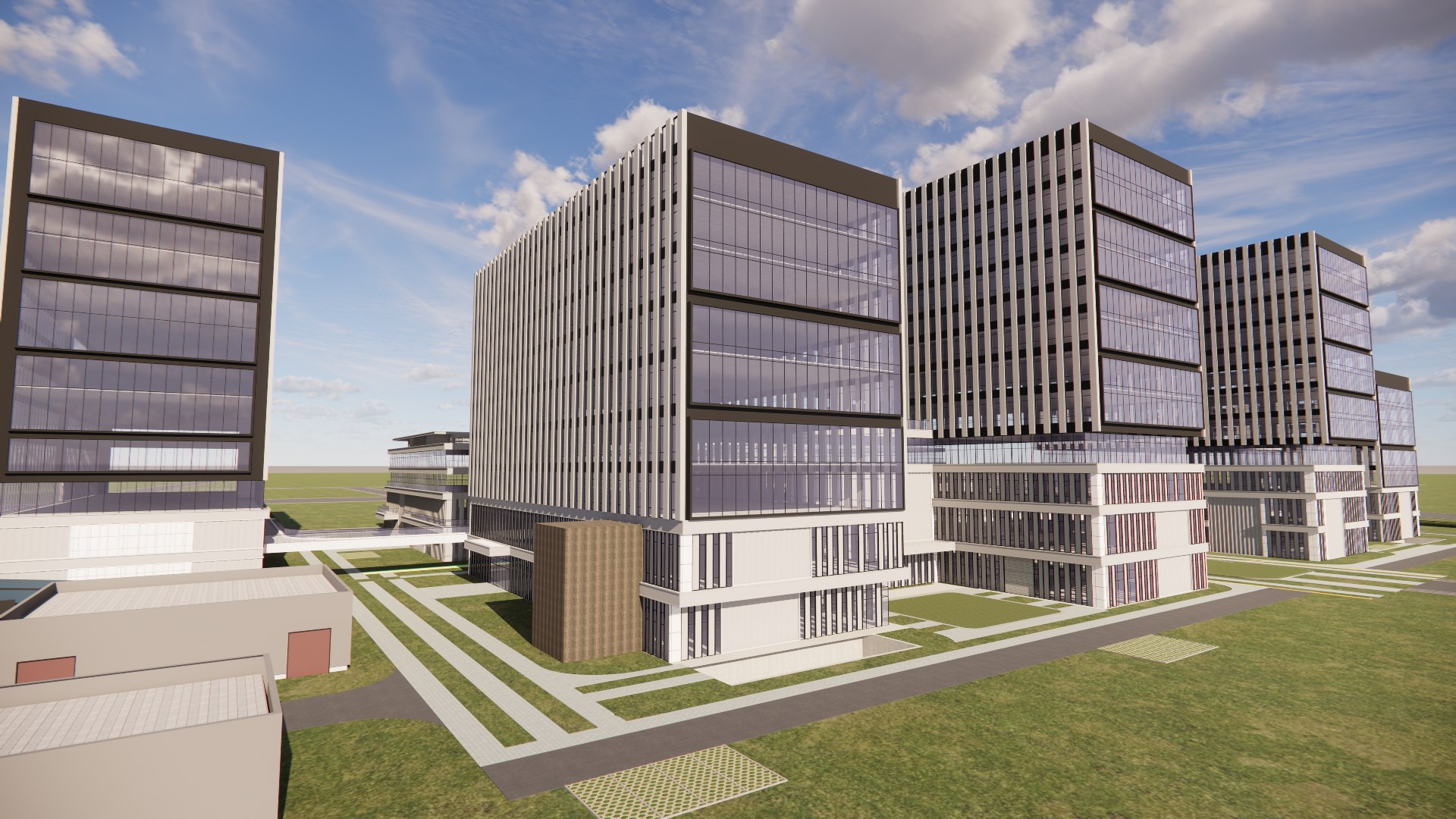 3D Modern City Block -A2 - TurboSquid 2378971